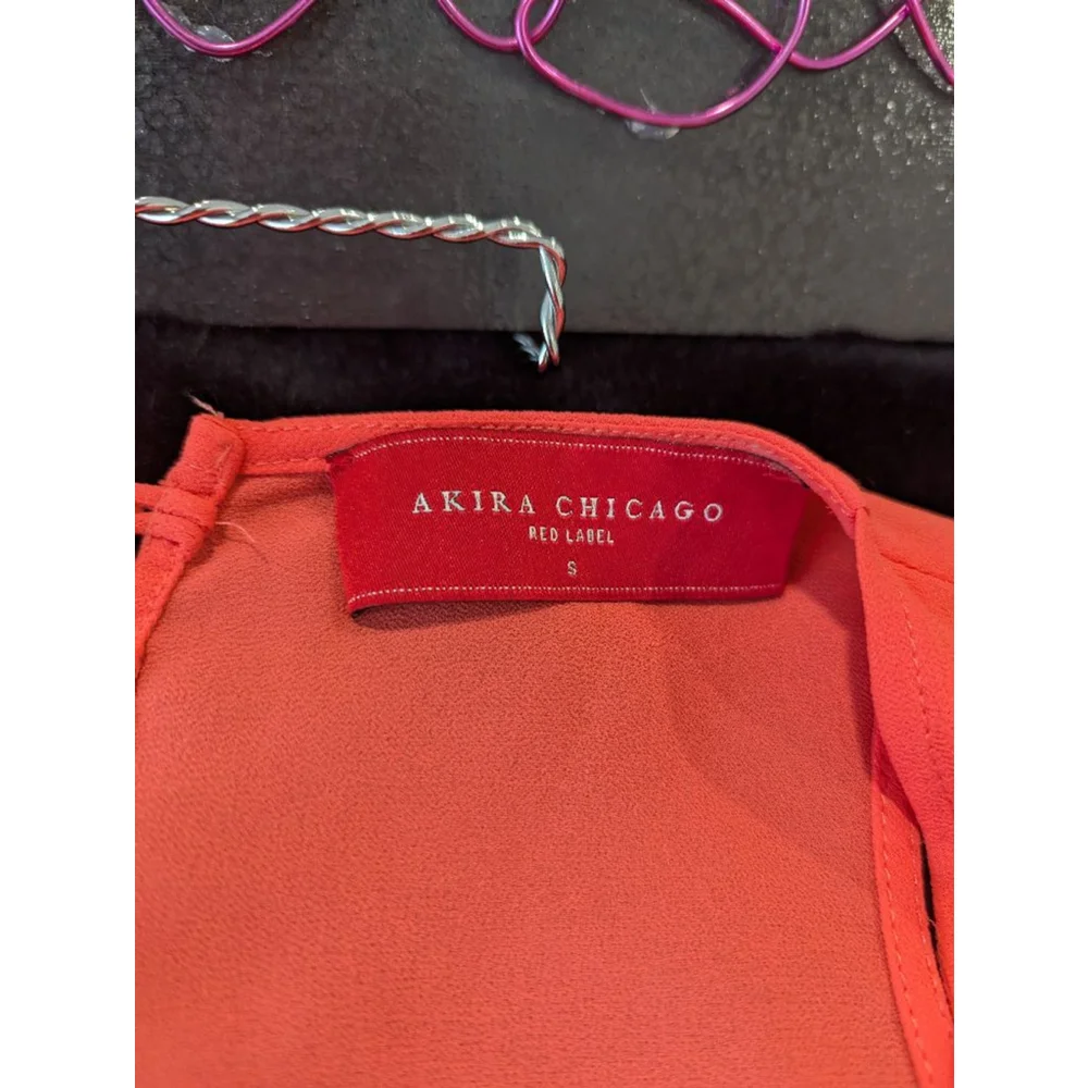 AKIRA | Tops | Euc Akira Chicago Orange Tank S | Poshmark